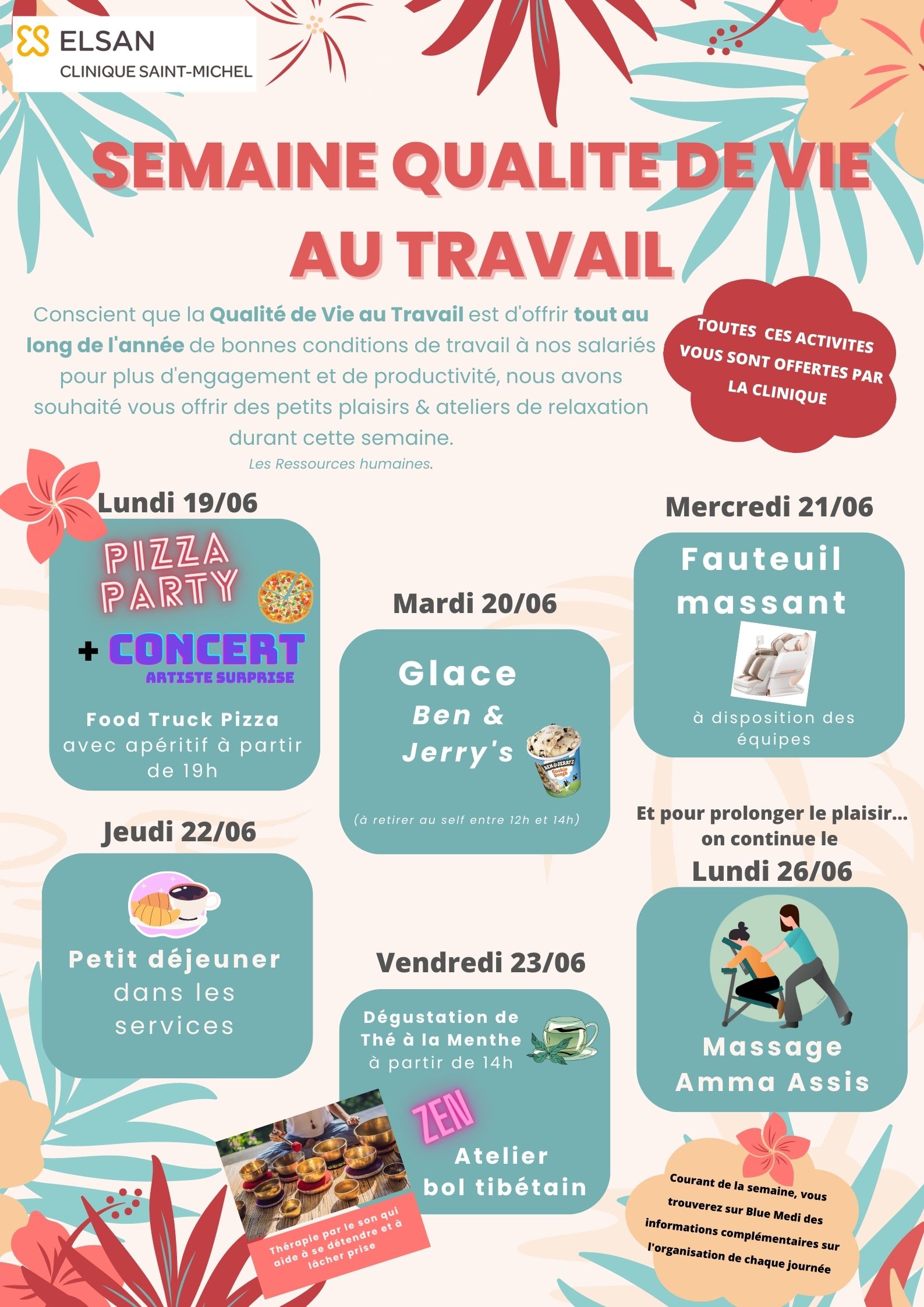 Semaine Qualité de Vie au Travail | Elsan